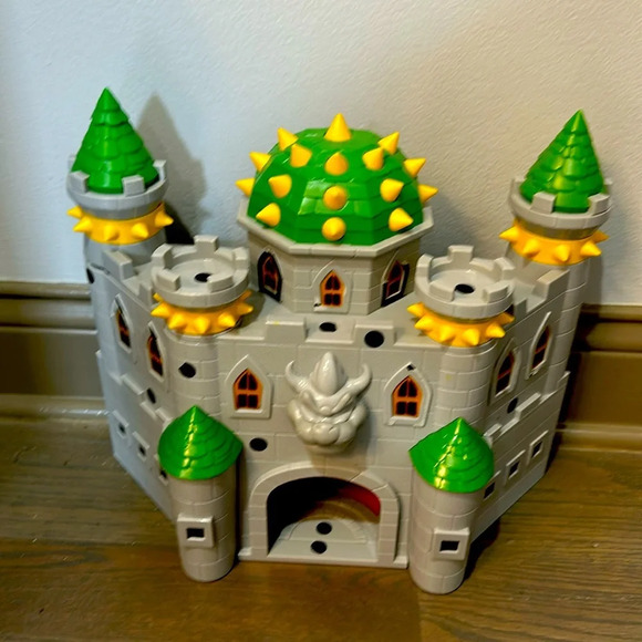 Toys | The World Of Nintendo Bowser Castle Super Mario Deluxe Playset ...